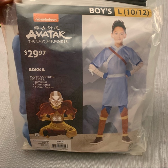 Nickelodeon | Costumes | Nwt Avatar Last Airbender Sokka Costume ...